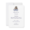 Fun Custom Bird Watching Birthday Party Invite | Zazzle