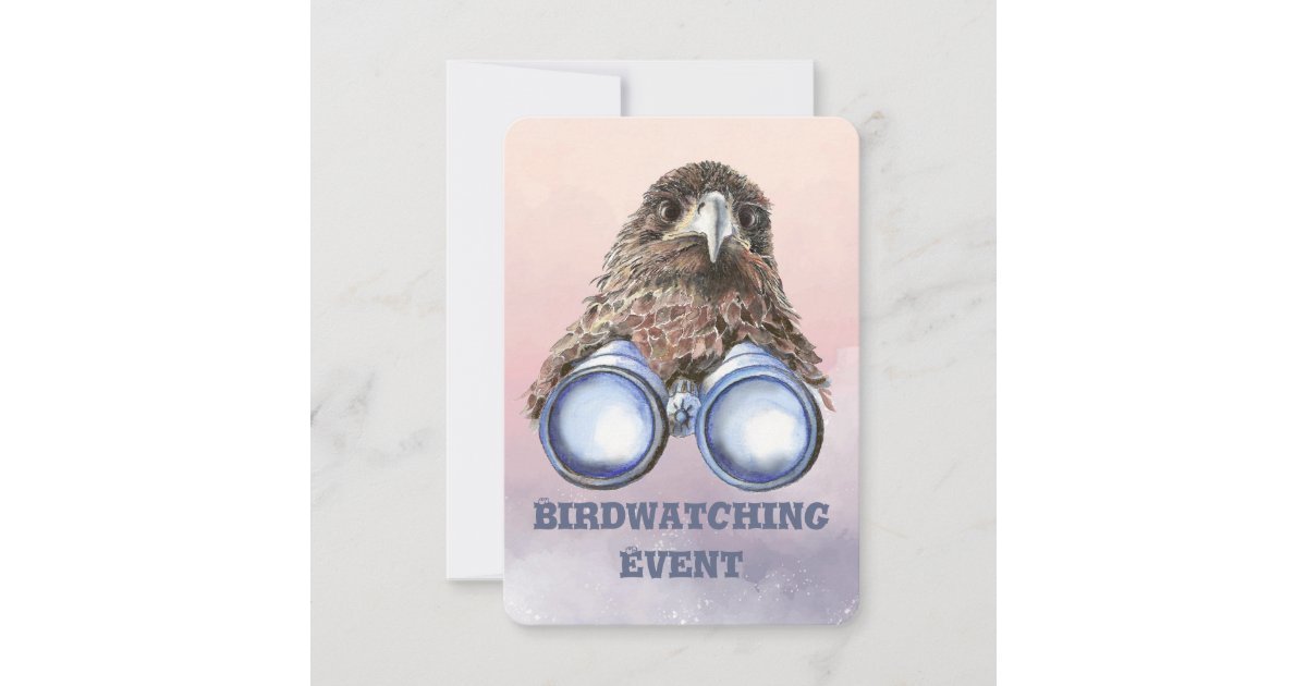 Fun Custom Bird Watching Event Invitation | Zazzle