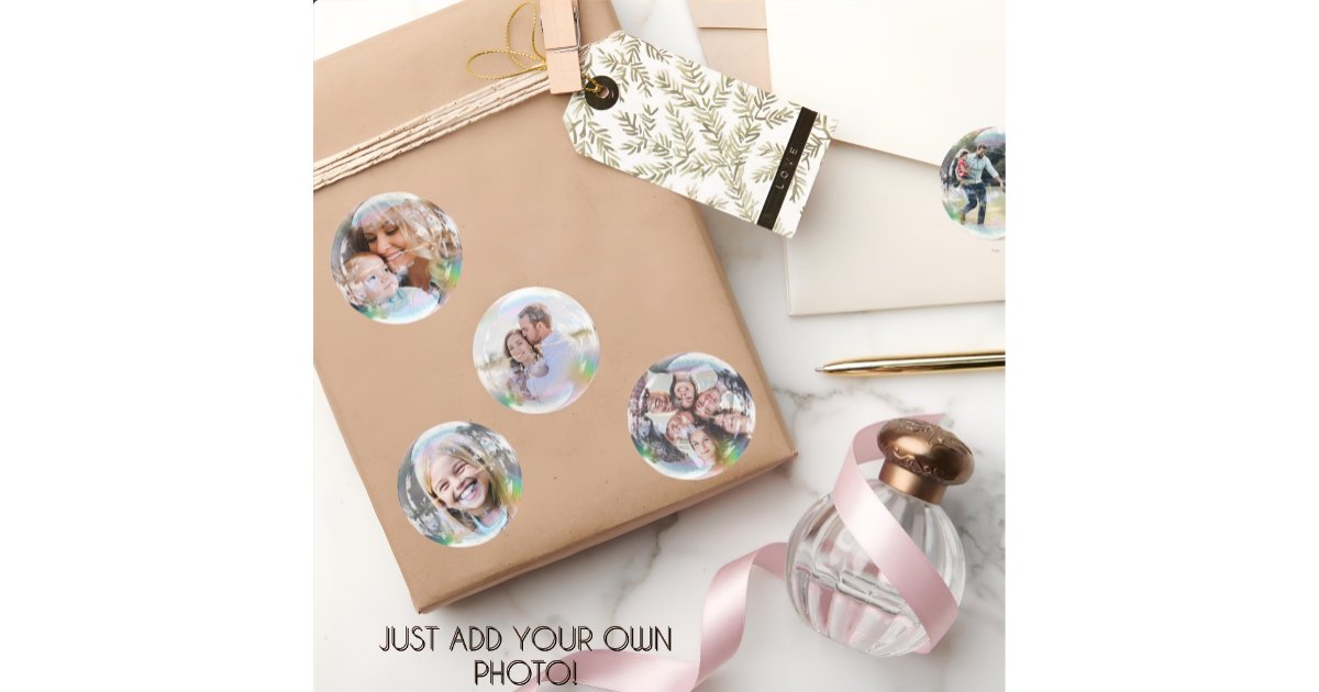 Fun Custom Bubble Sticker | Zazzle