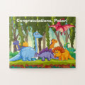 Modern Simple Playful Script Family Photo Jigsaw Puzzle | Zazzle