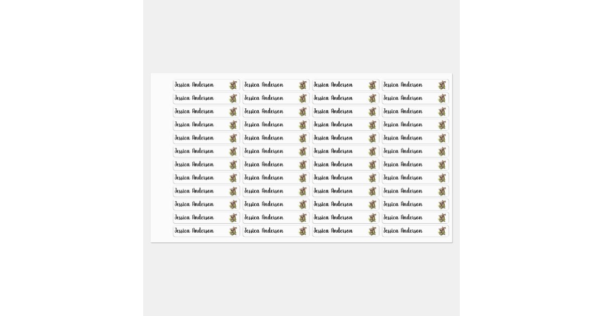 Fun Cute Little Koala Bears Hugging Animal Art Kids' Labels | Zazzle
