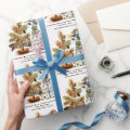 Fun Cute Mice Christmas Tree Name Wrapping Paper | Zazzle