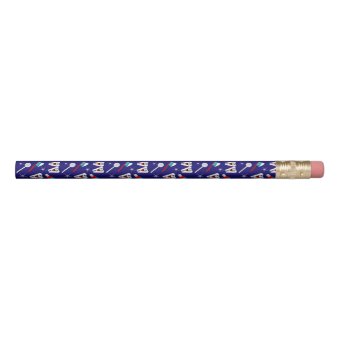 Fun Dental Clinic Dentist Cartoon Teeth Pattern Pencil | Zazzle