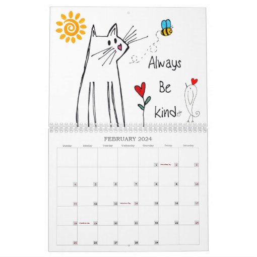 Fun Dog, Cats, Animals, Birds and More Calendar | Zazzle