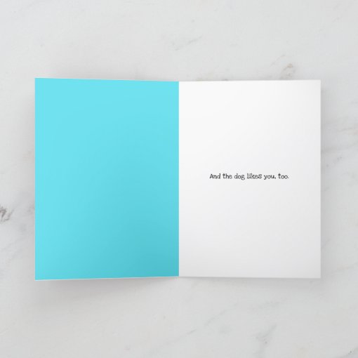 Fun Dog Partner Lover Spouse Cute Flirty Birthday Card | Zazzle