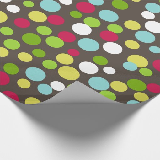 Fun Dots Wrapping Paper | Zazzle