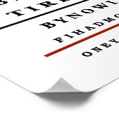 Fun Eye Chart Wall Poster | Zazzle