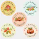 Fun Fairy Garden Autumn Leafs Mushrooms & Pumpkins Kids' Labels | Zazzle