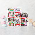 Fun Family Photo Christmas Paper Template | Zazzle