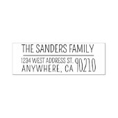 Fun Family Self-Inking Return Address Rubber Stamp | Zazzle