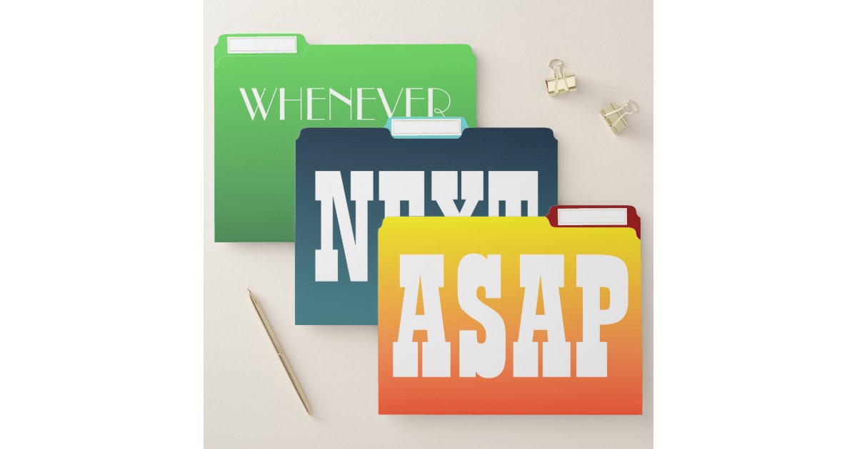 Fun File Folders - See Back | Zazzle
