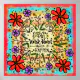 Fun Floral “Work Hard” Inspirational Classroom Poster | Zazzle