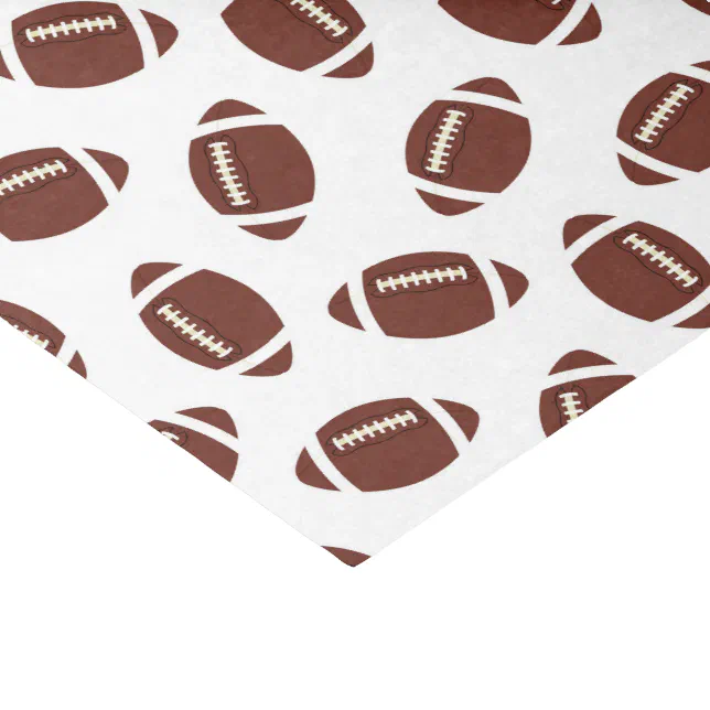 Fun Football sports pattern party tissue Tissue Paper | Zazzle