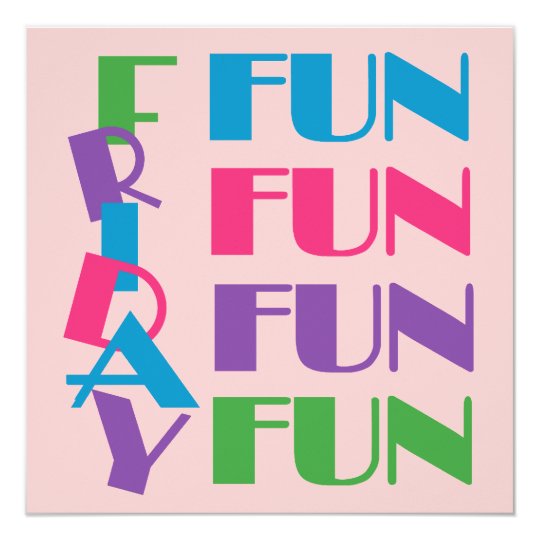 Fun Friday Sleepover Or Slumber Teen Birthday Invitation