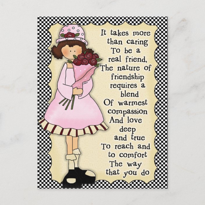 Fun Friendship Postcard | Zazzle.com