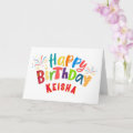 Fun Funky Happy Smile Birthday Greeting Card | Zazzle