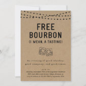 Fun Funny Free Bourbon Tasting Party Invitation | Zazzle