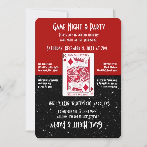Fun Game Night Invitation | Zazzle