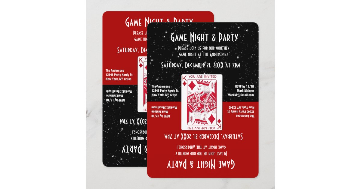 Fun Game Night Invitation | Zazzle