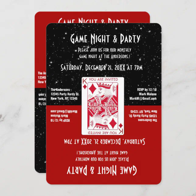 Fun Game Night Invitation | Zazzle
