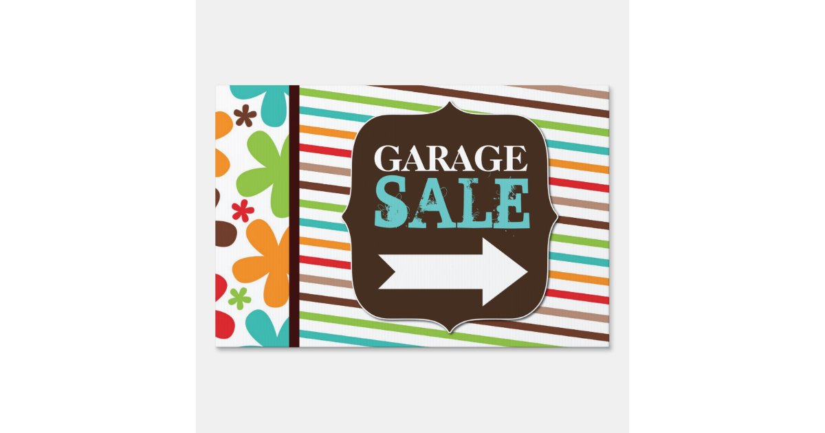 Fun Garage Sale Sign | Zazzle