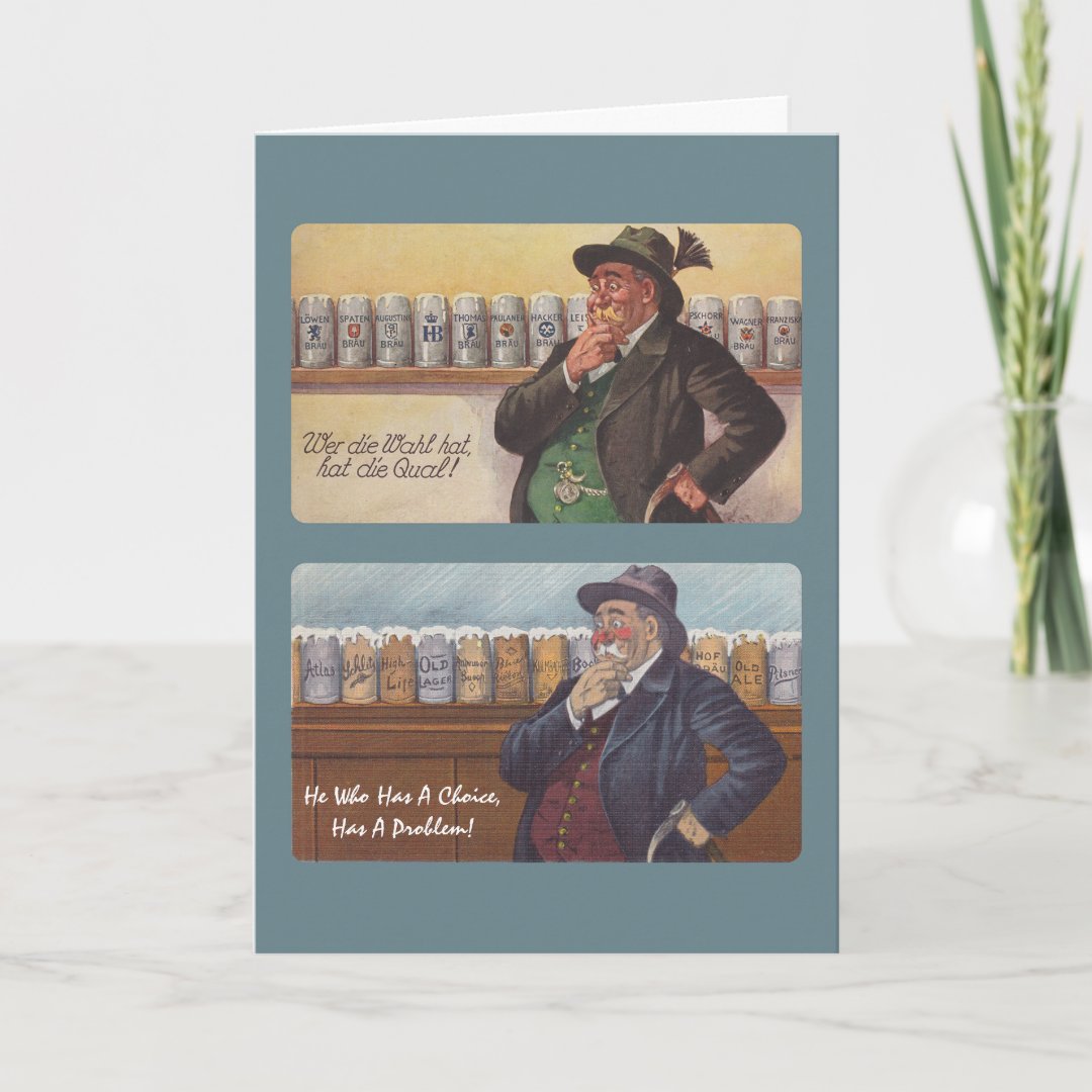 Fun German Proverb Greeting Card Friend Friendship | Zazzle