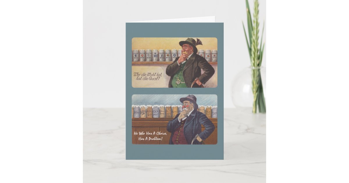 Fun German Proverb Greeting Card Friend Friendship | Zazzle