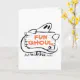 Fun Ghoul Funny Italian Ghost Halloween Greeting Card | Zazzle