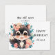 Fun Girly Skunk Birthday Card | Zazzle