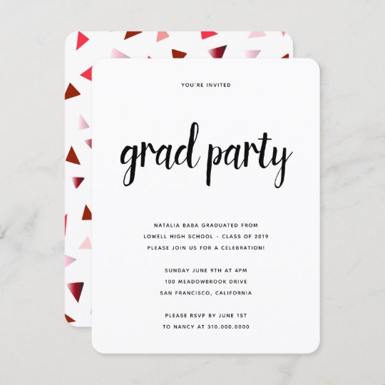 Fun Grad Invite! Invitation | Zazzle.com