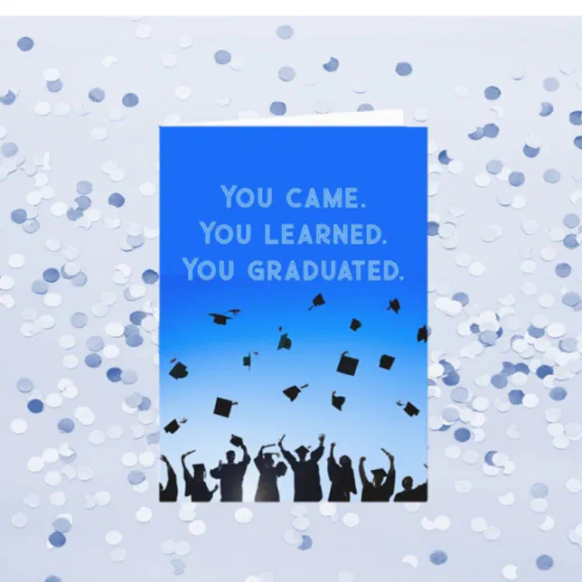 Fun Graduation Congrats card | Zazzle