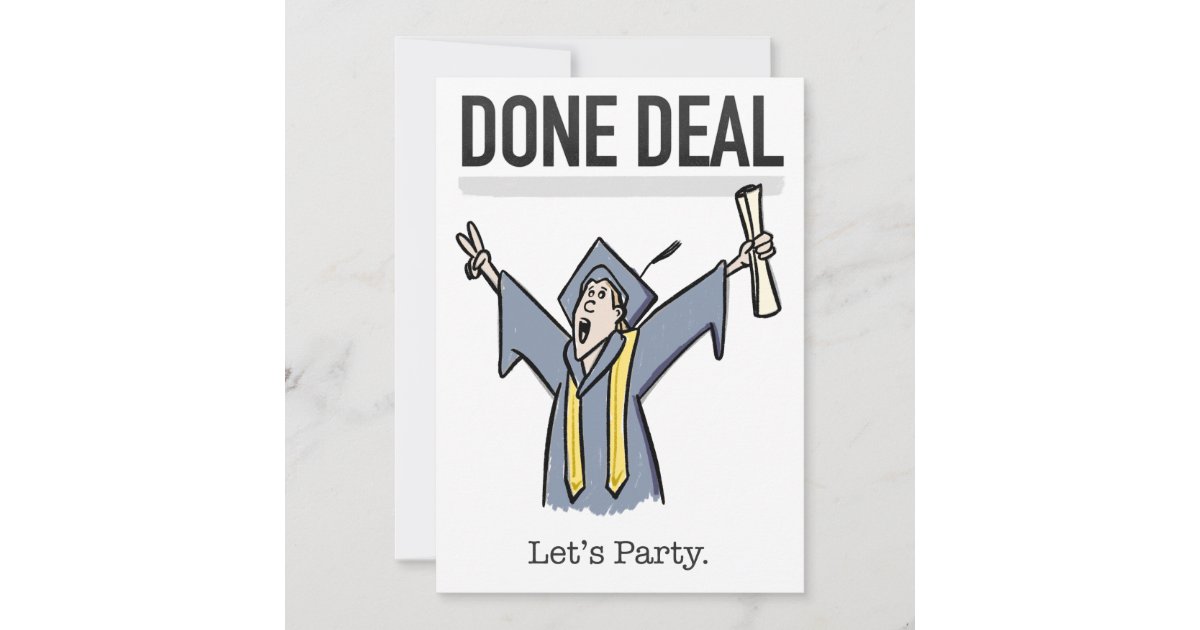 Fun Graduation Party Invitation | Zazzle