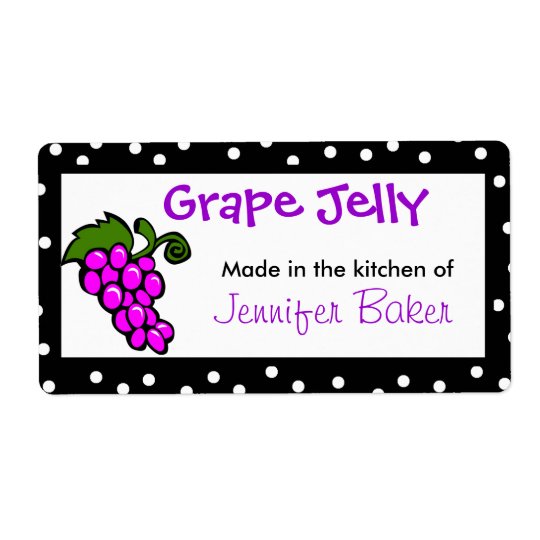 Fun Grape Food Labels | Zazzle.com