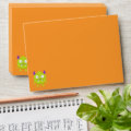 Fun Halloween Cute Green Little Monster Envelope | Zazzle