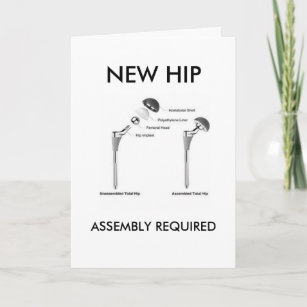 Funny Hip Replacement Cards | Zazzle