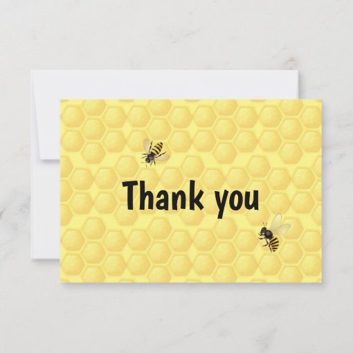 Fun Honey Bee Apiary Hive Thank You | Zazzle