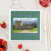 Fun Irvine/Irving Clan's Drum Castle Tartan Paper Dinner Napkins | Zazzle