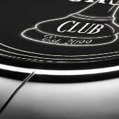 Fun Ivory Neon King Chess Piece with Name LED Sign | Zazzle