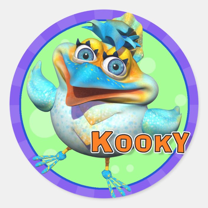 Fun Kooky Bird Stickers | Zazzle.com