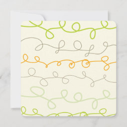 Fun Loop Scribbles Modern 2 Photo Graduation Party Invitation | Zazzle