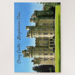 Fun Macpherson Clan's Cluny Castle Jigsaw Puzzle | Zazzle