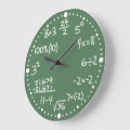 Fun Mathematical Equations Custom Maths Wall Clock | Zazzle