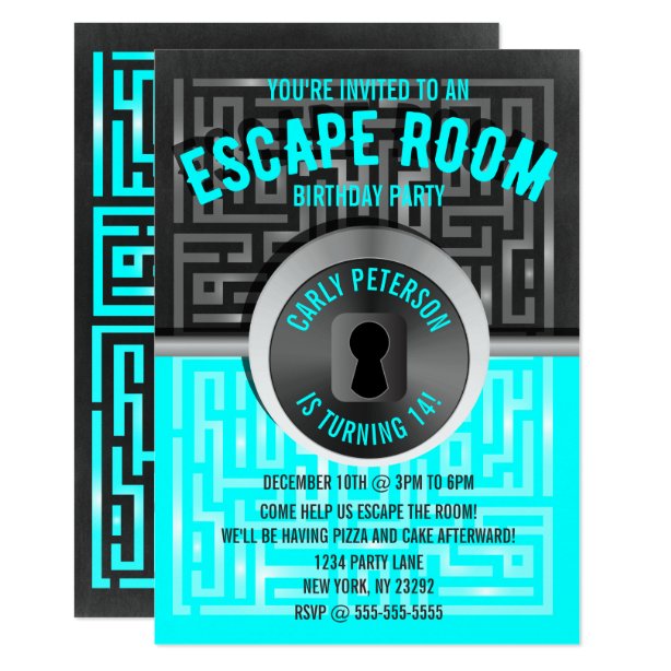 Escape Room Invitations | Zazzle