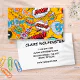 Fun Modern Comic Book Shout Outs Business Card | Zazzle