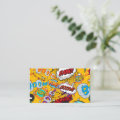 Fun Modern Comic Book Shout Outs Business Card | Zazzle