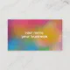 Fun Multi Color Background Business Card | Zazzle