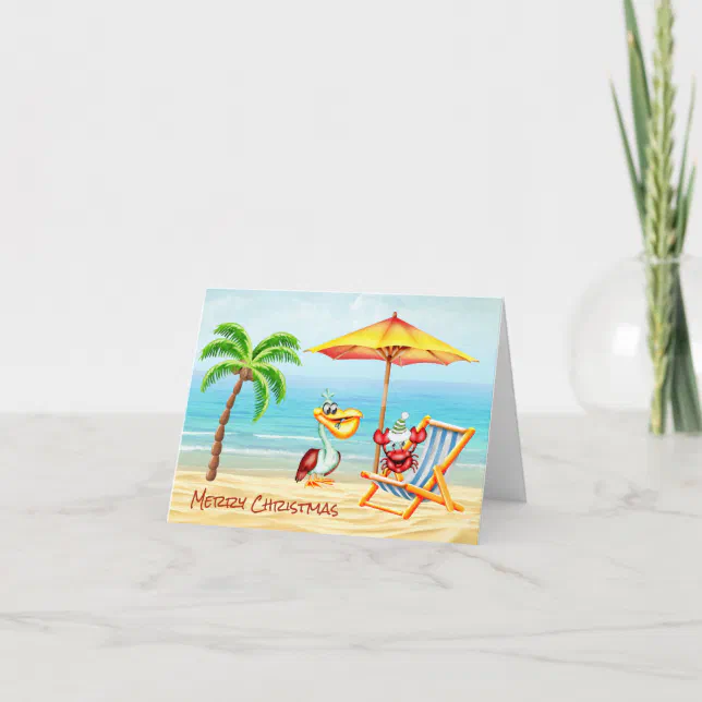 Fun Nautical Christmas Note Card | Zazzle