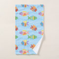 Fun Nautical Fish Pattern Bath Towel Set | Zazzle
