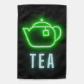 Fun Neon Teapot Tea Flag Sign | Zazzle