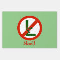 Fun Noel "NO L" Christmas Yard Sign | Zazzle